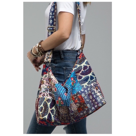 ruggine | Bags | Ruggine Handmade Patchwork Multicolored Striped All ...